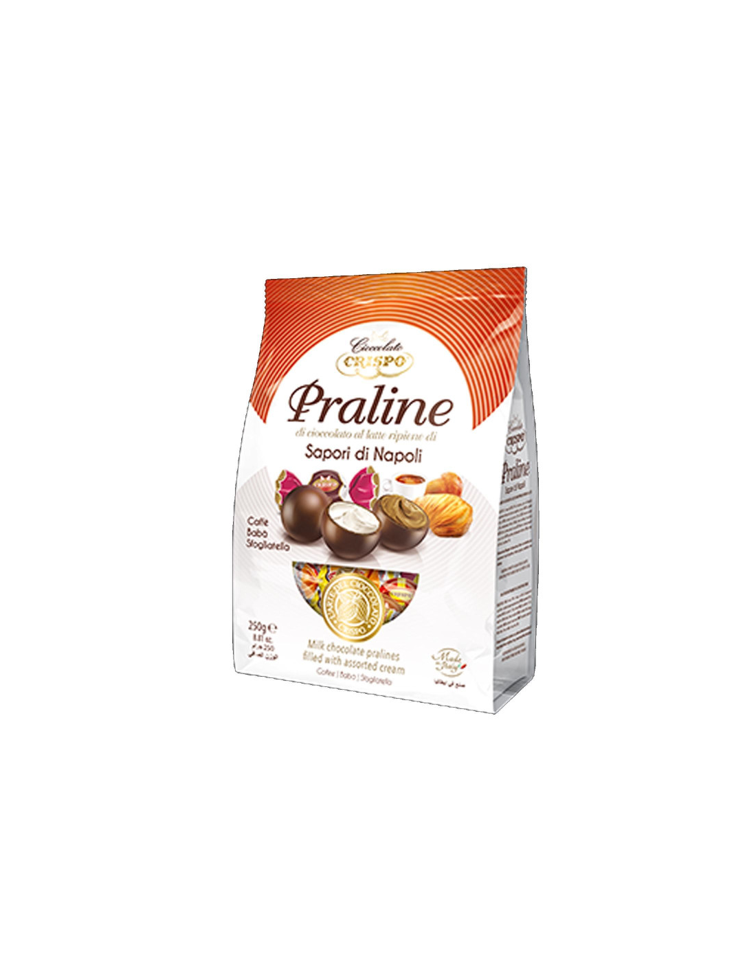 Crispo Sapori di Napoli Pralines Authentic Italian Flavors in Every Bite