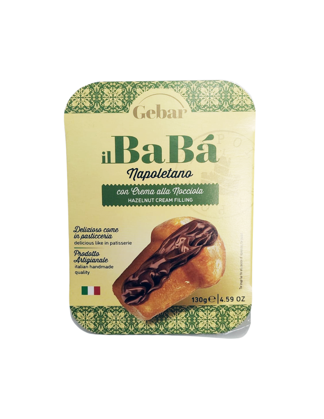 Gebar Neapolitan Babà RumSoaked Delight with Hazelnut Cream