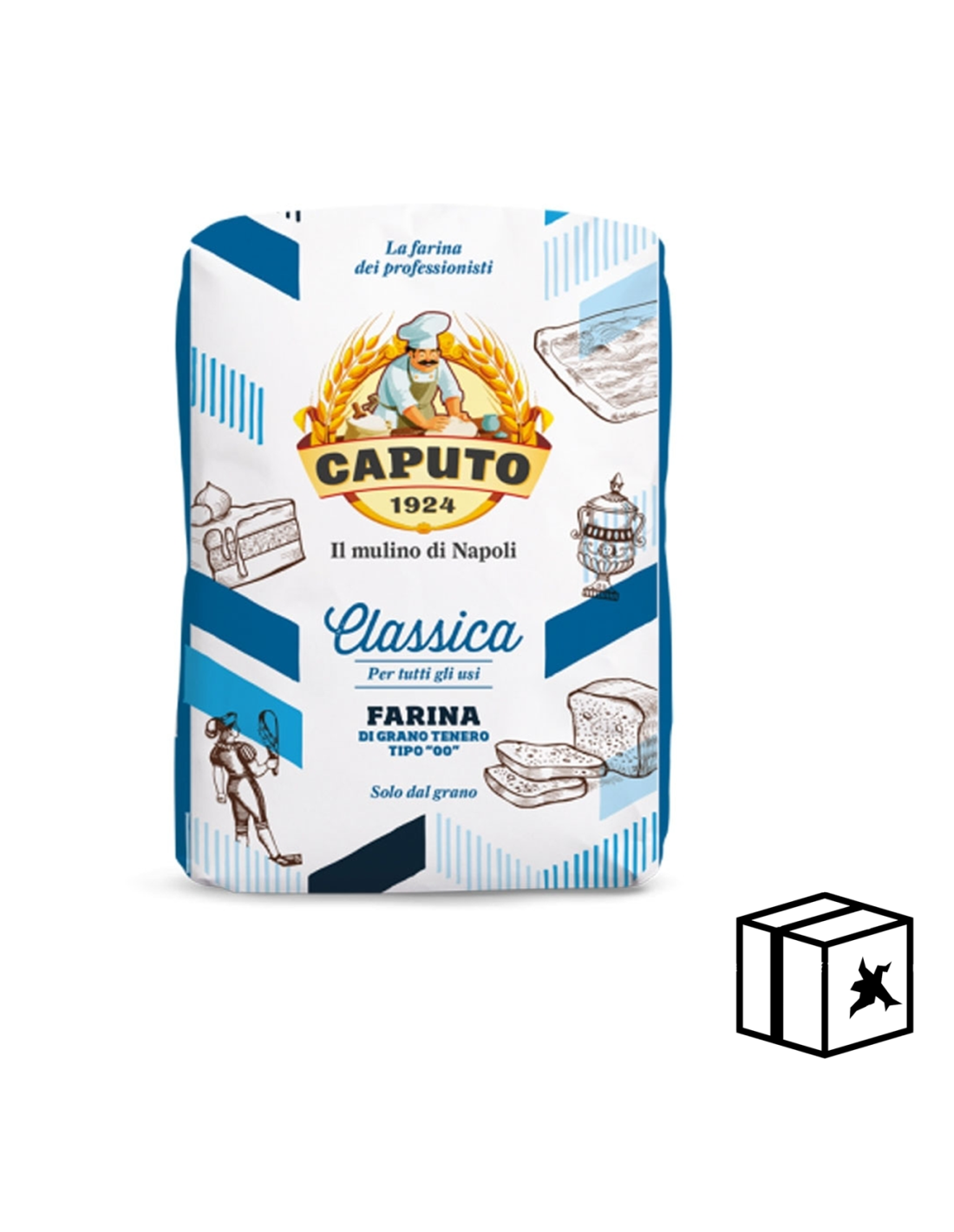 Caputo 00 Classic Flour "00" - 5 kg - Free shipping delivered to EUROPE ...