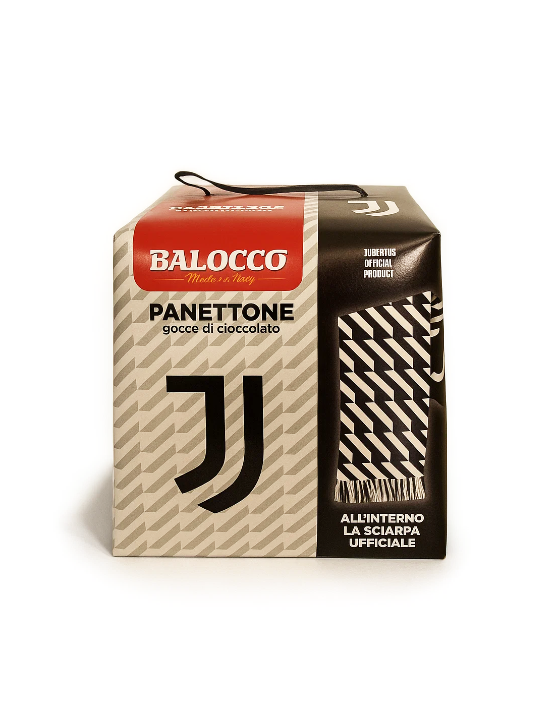 Panettone Juventus Balocco Gusto Cioccolato Intenso con Sciarpa Gratis