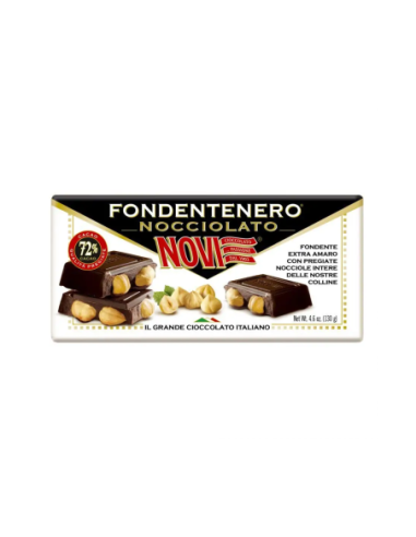 Novi Dark Hazelnut Chocolate Intense Flavor Crunchy Hazelnut Richness