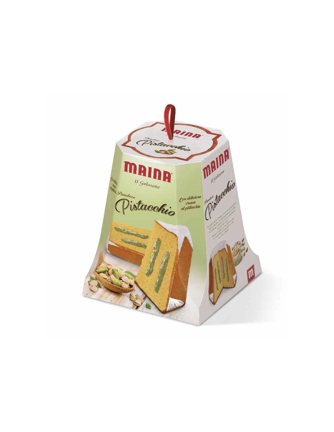 Maina Pistachio Pandoro Fluffy Christmas Delight with Unique Flavor
