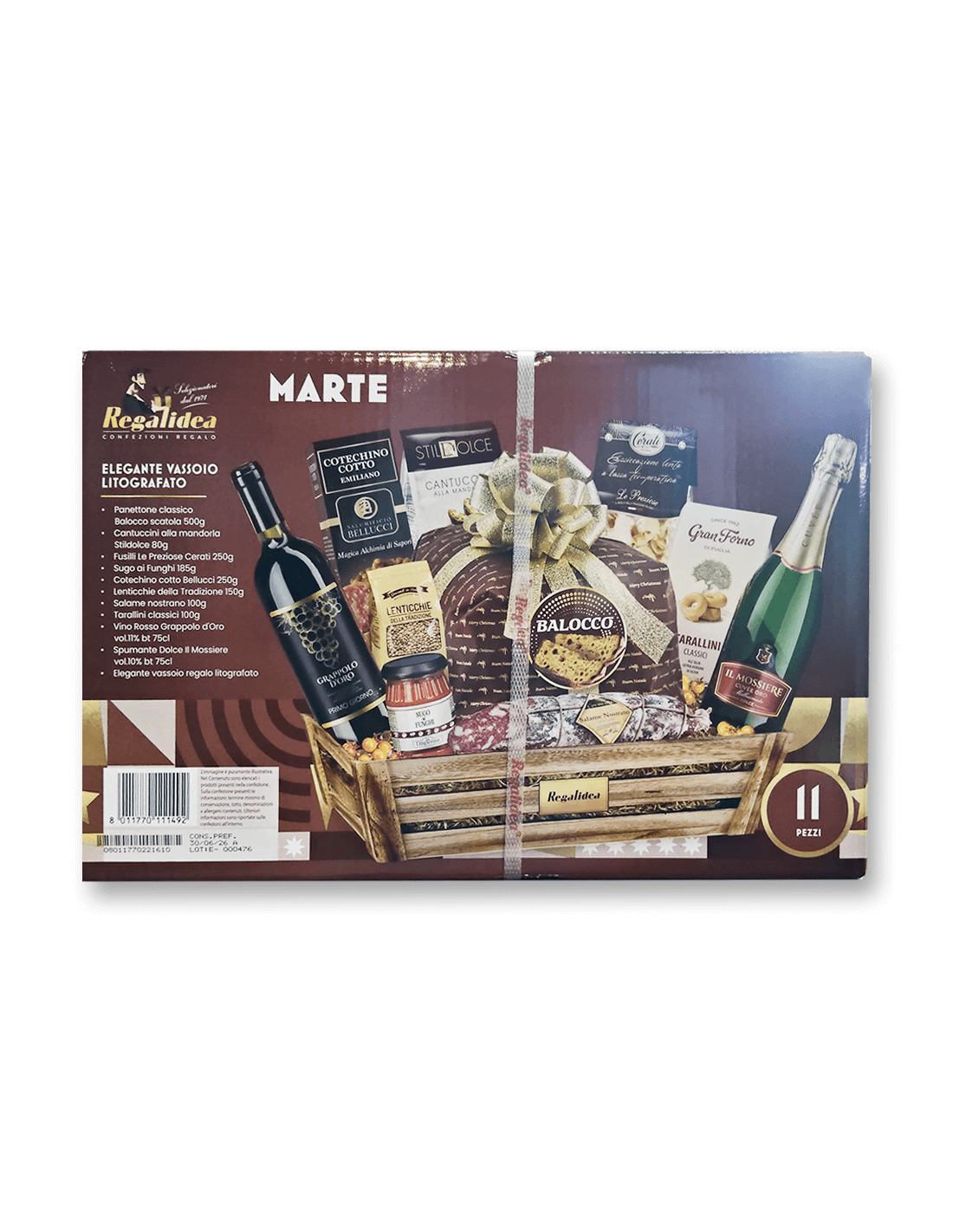 Regalidea Mars Hamper Embodies Authentic Italian Christmas Taste