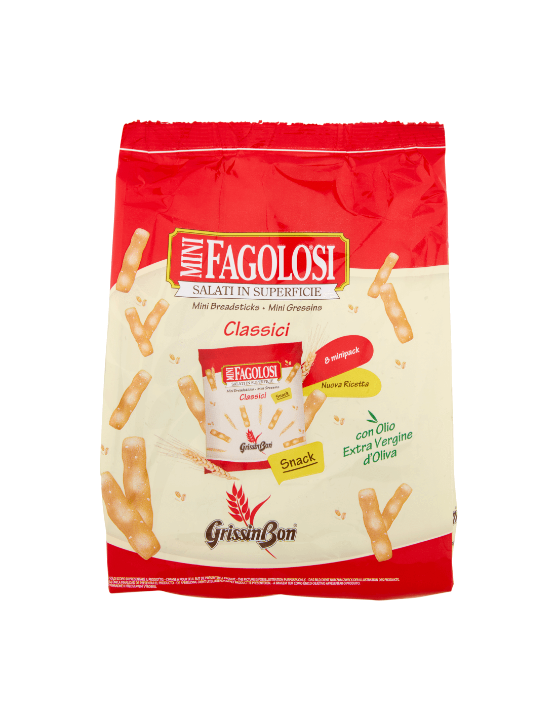 GrissinBon Grissini Knuspriger, Salziger Snack mit Authentischem Geschmack