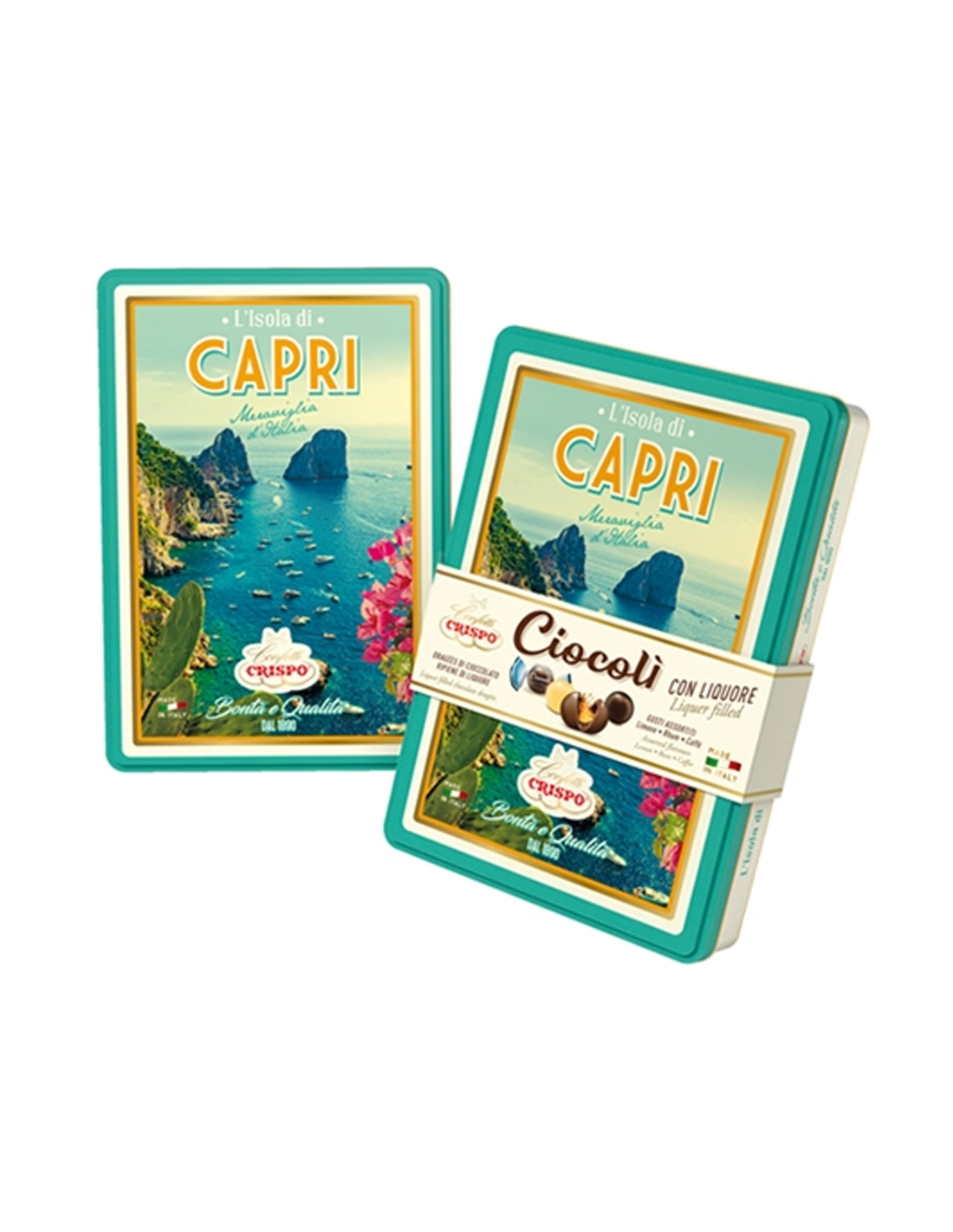 Crispo Ciocoli Capri Chocolates Indulge in Rich, Soft Irresistible Flavor