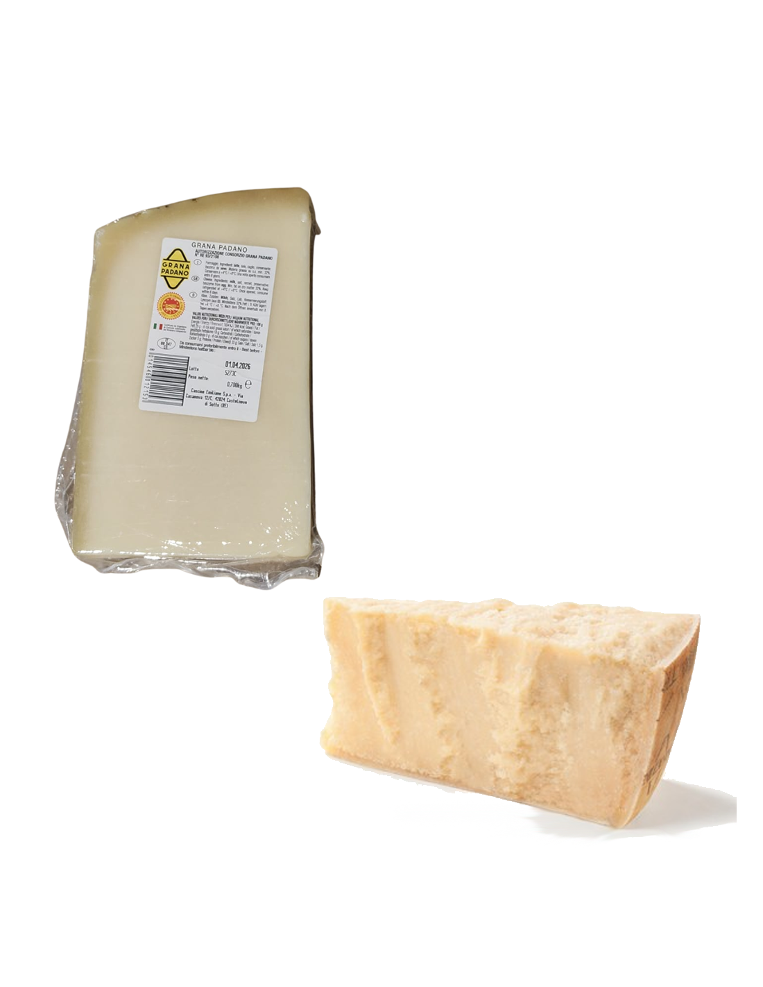 Grana Padano Käse 700g Italienische Delikatesse mit reichem, herzhaftem ...