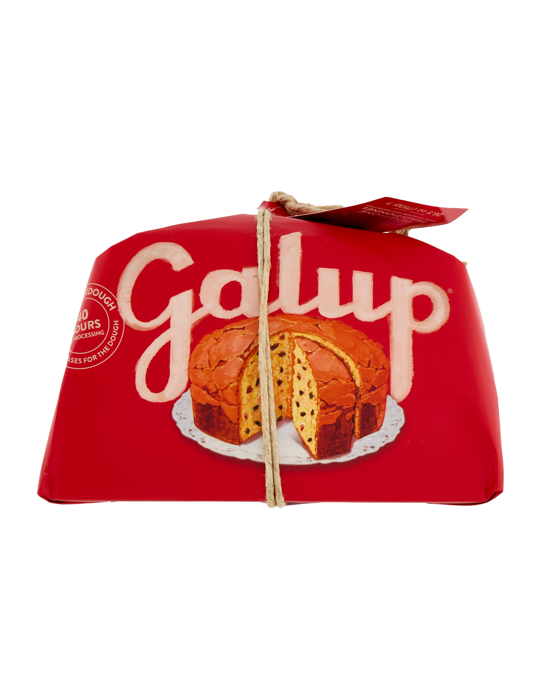 Galup Hazelnut Panettone Festive, Soft Citrusy Holiday Treat