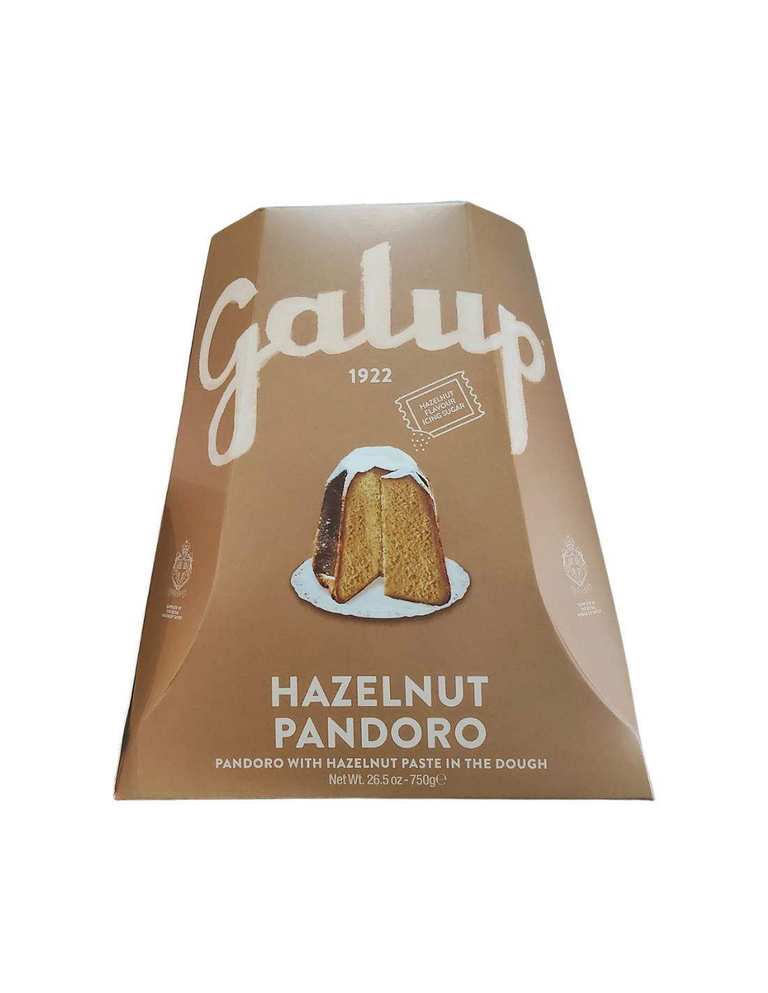 Galup Hazelnut Pandoro Traditional Sweet with Rich Flavor