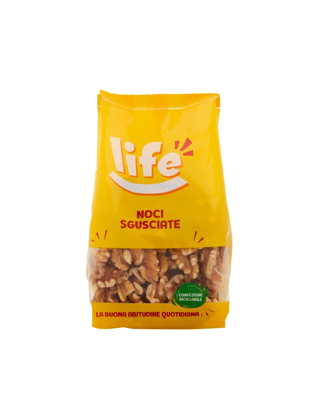Noci Sgusciate Life Snack Sano, Ricco di Omega3 e Proteine