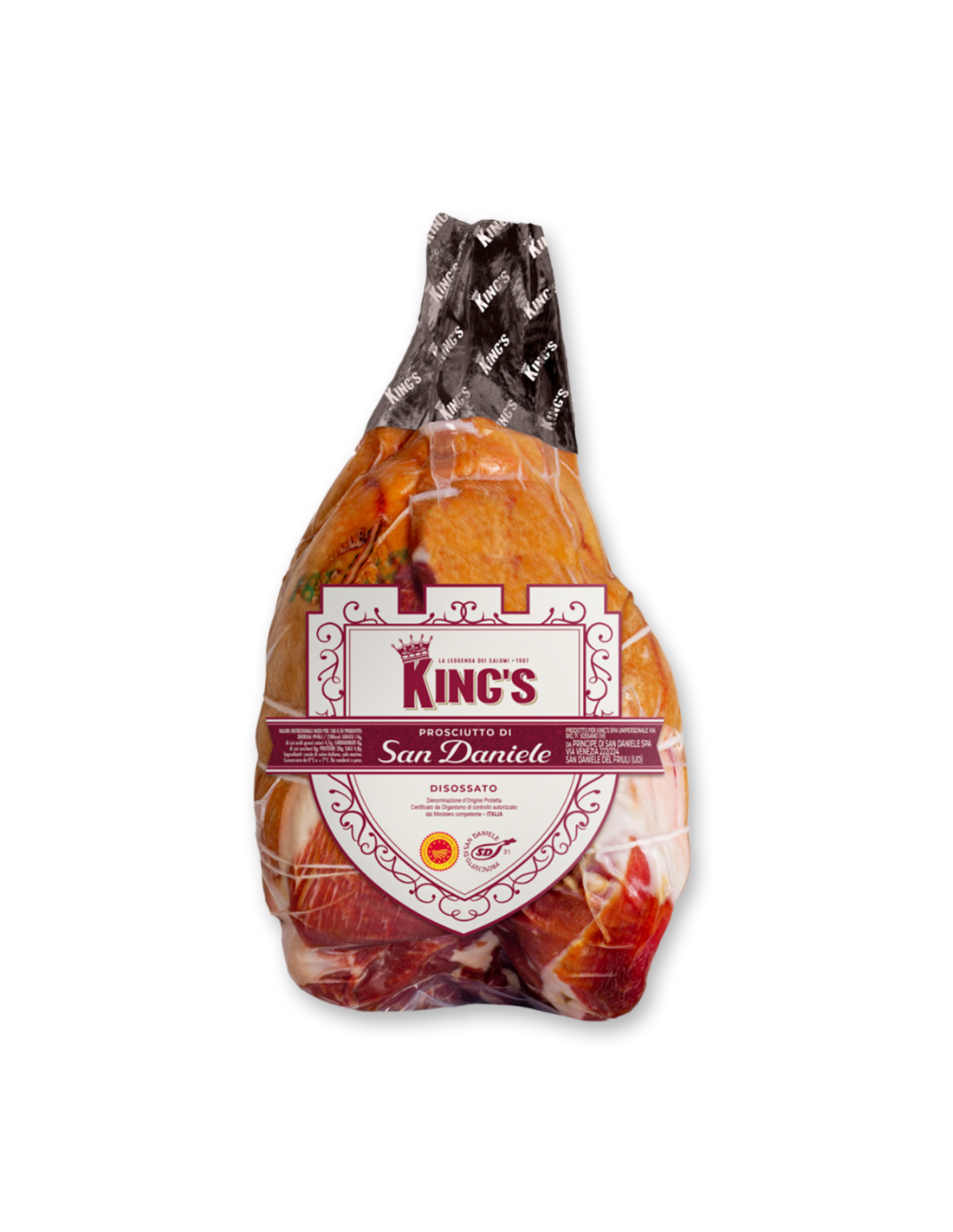 San Daniele DOP Ham Authentic Italian Flavor, Perfect for Gourmet Gifts