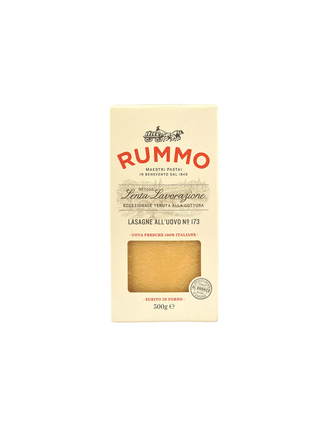 Rummo Egg Lasagne Easy to Cook, Perfect Texture, Authentic Flavor