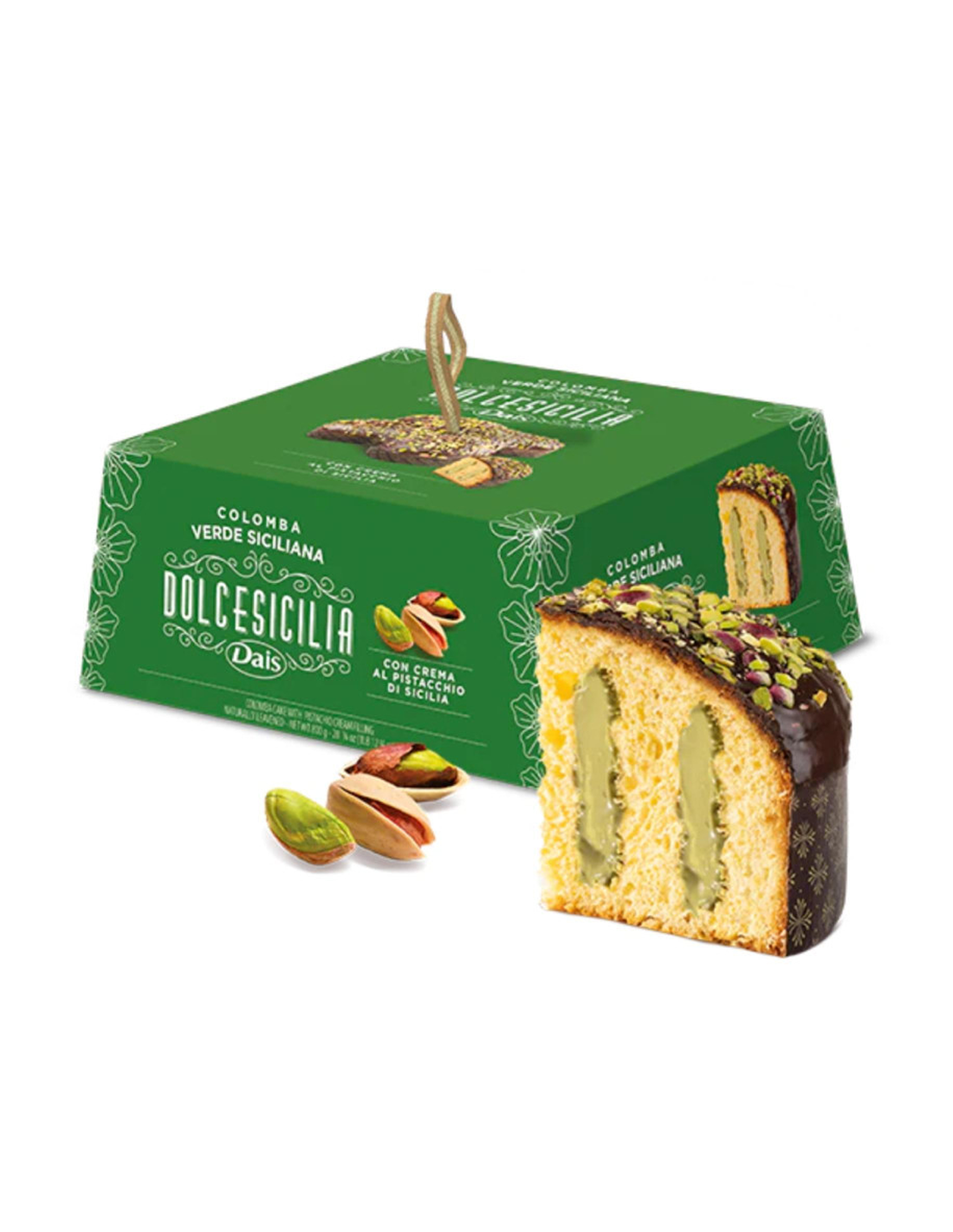 Dais Colomba with Sicilian Pistachio Cream - 800 gr - Free shipping ...