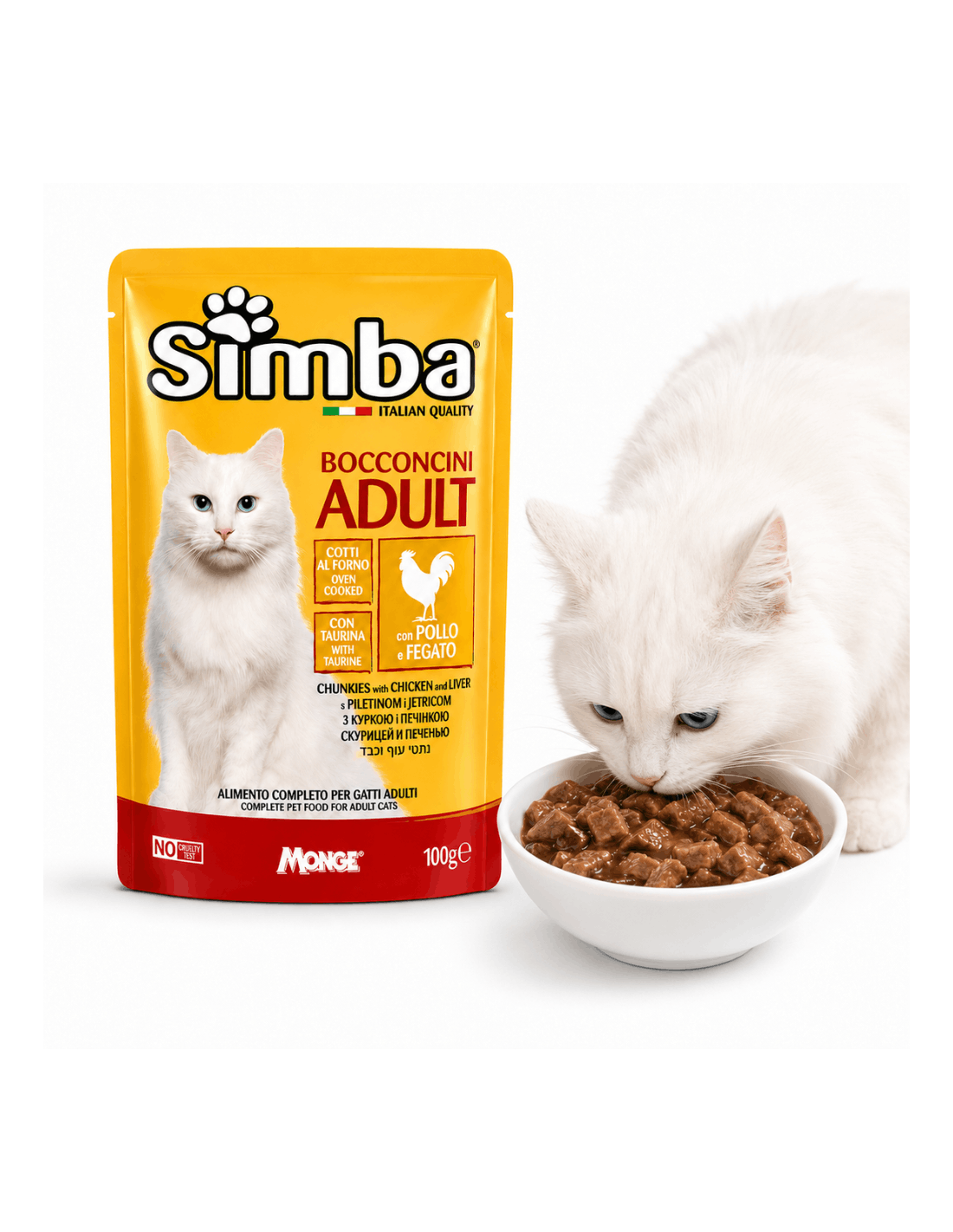 Katzenstückchen Huhn und Leber Simba – Dampfgegart