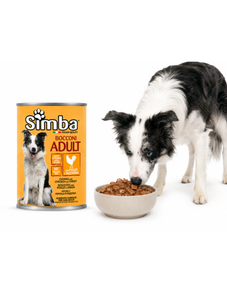 Simba Bocconi Cane Adult Huhn und Pute – Monge