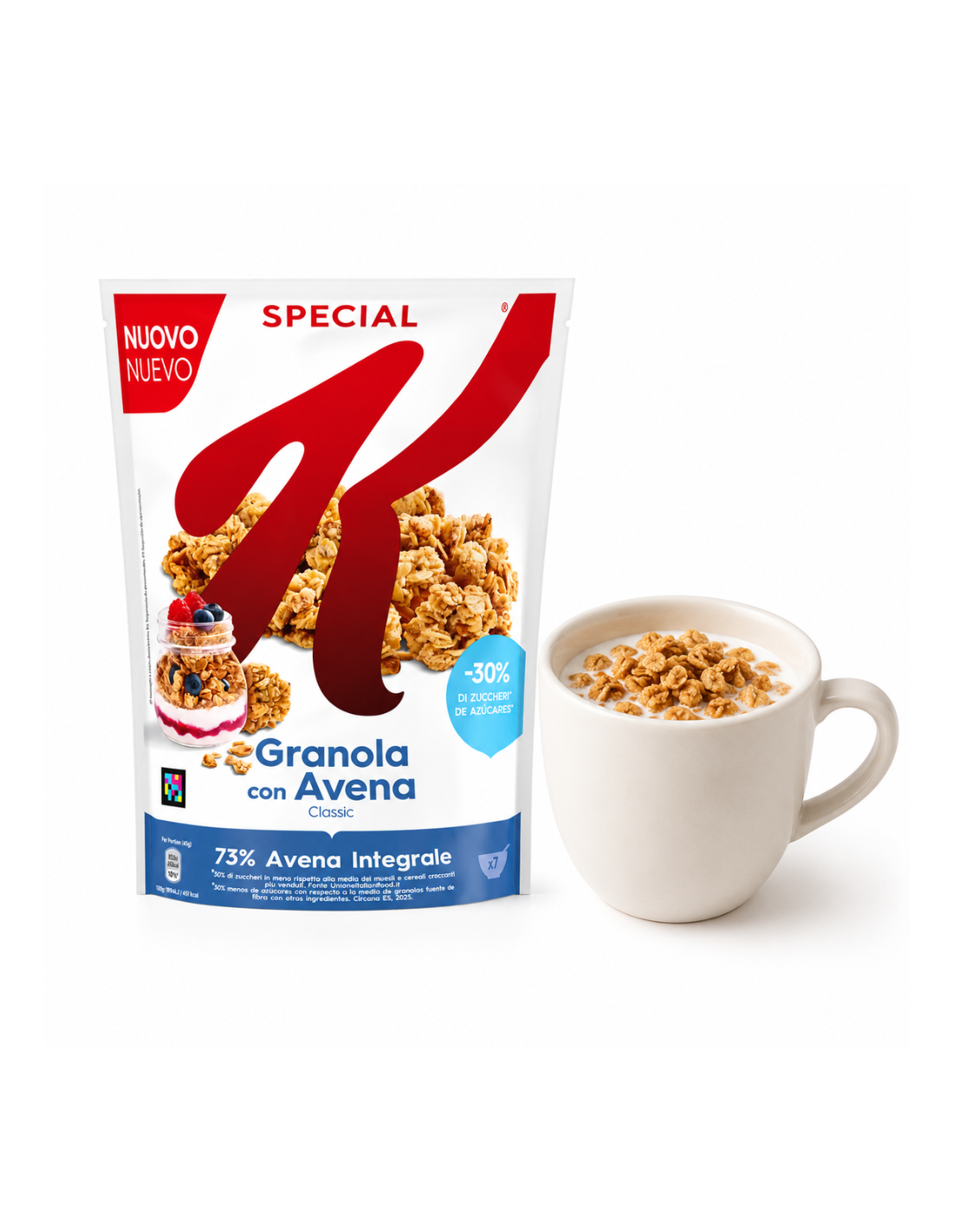 Granola avoine complète Special K – petit-déjeuner croquant